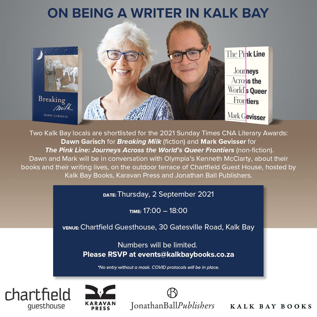ON BEING A WRITER IN KALK BAY: Dawn Garisch and Mark Gevisser in ...