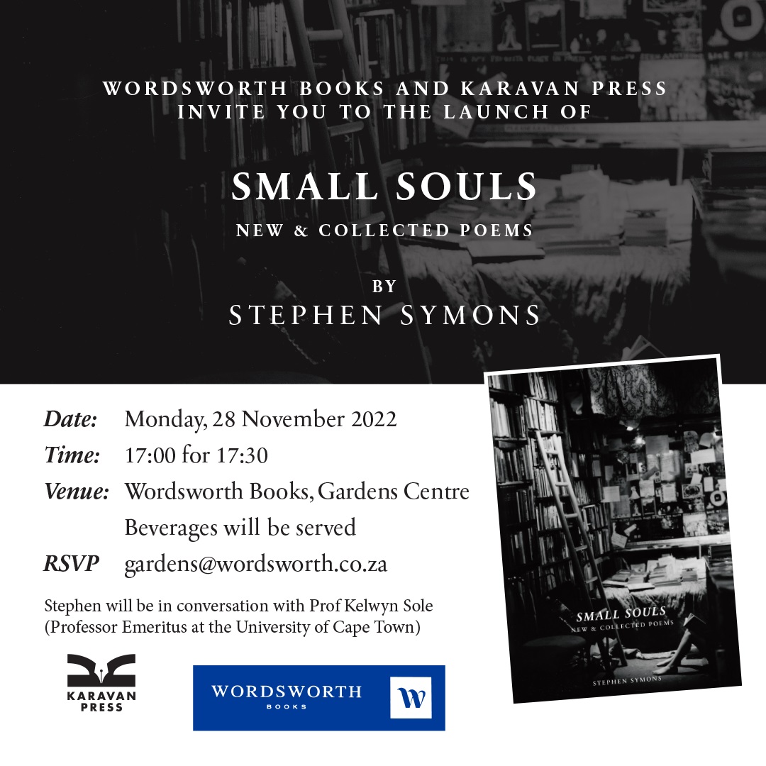 Book launch: Small Souls by Stephen Symons