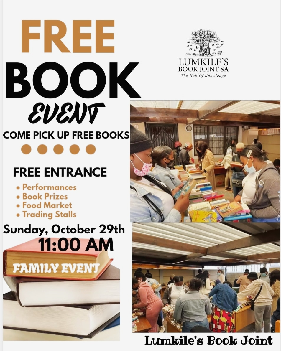Lumkile’s Book Joint: FREE BOOK EVENT