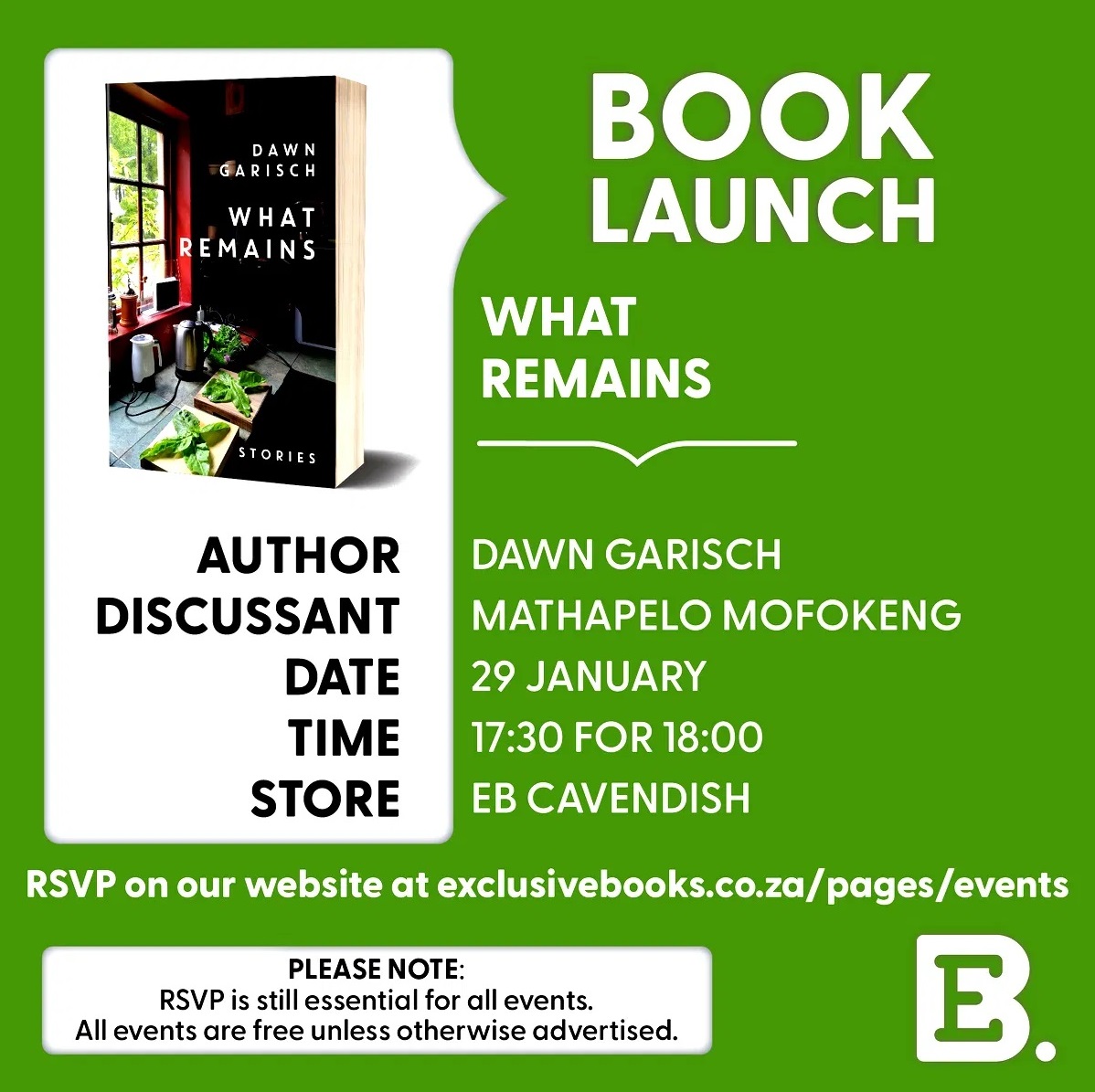 Celebrating ‘What Remains’ by Dawn Garisch