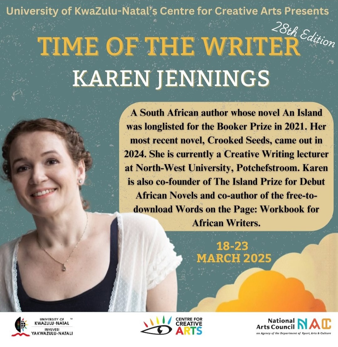 Karen Jennings at Time of the Writer
