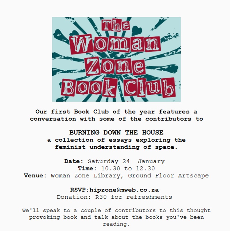 Woman Zone Book Club: Burning Down the House