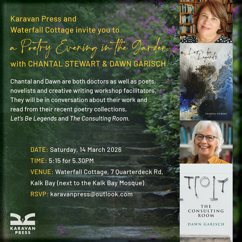 Poetry Evening in the Garden at Waterfall Cottage with Chantal Stewart ...
